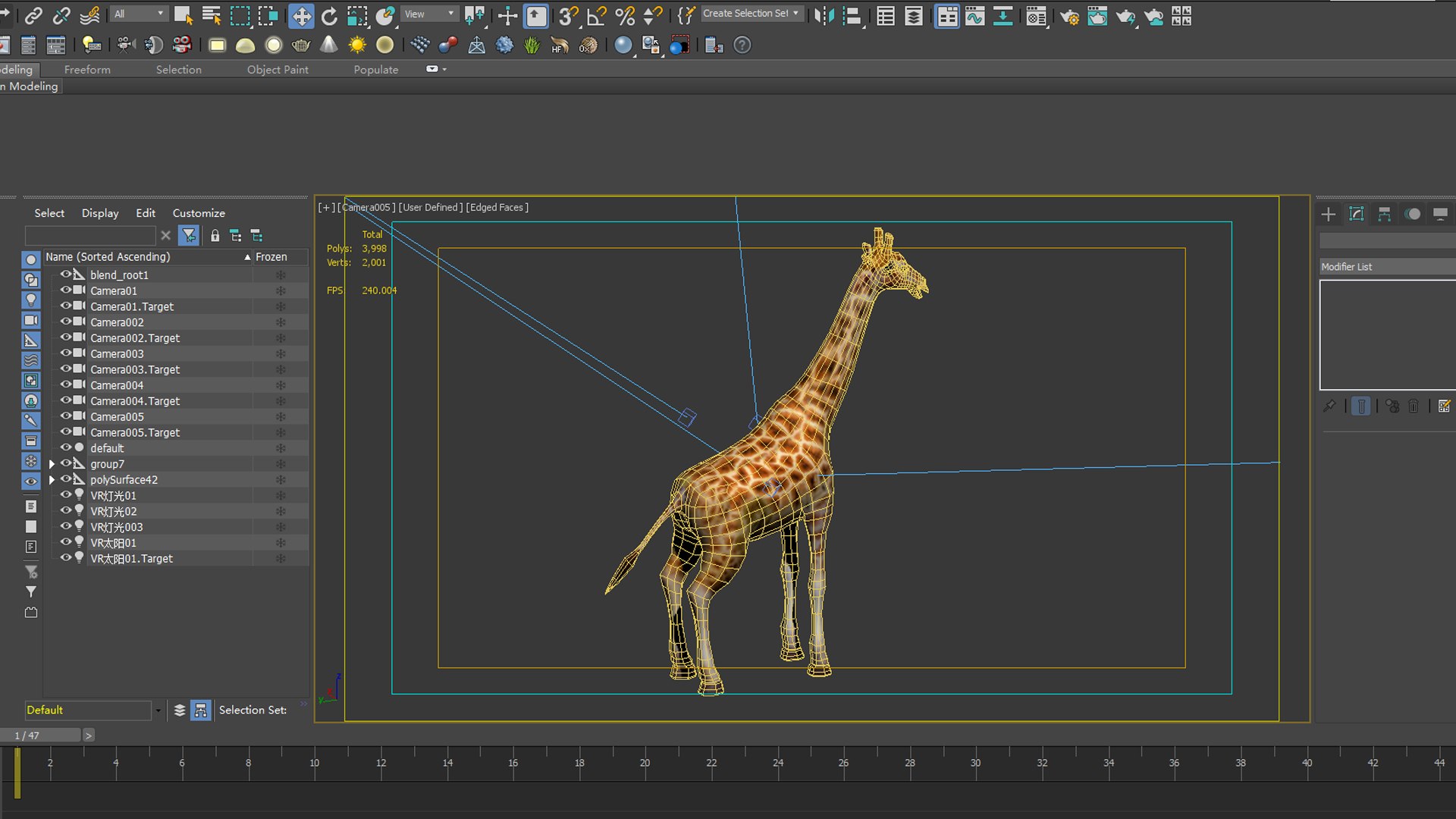 Giraffe Illustration Wildlife Anatomy Mammal Nature Zoo Animals 3D ...