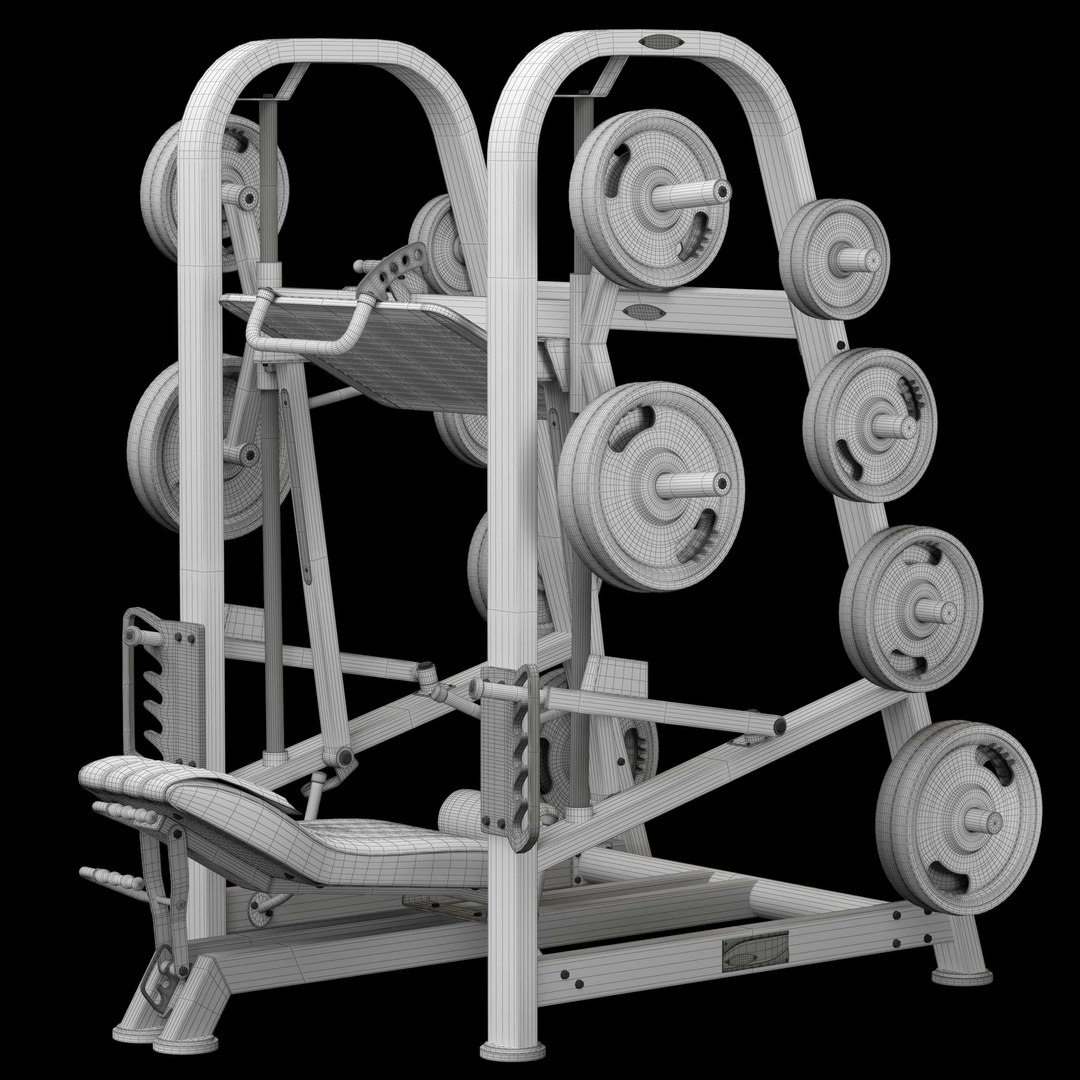 3D Super Vertical Leg Press Model - TurboSquid 2157159