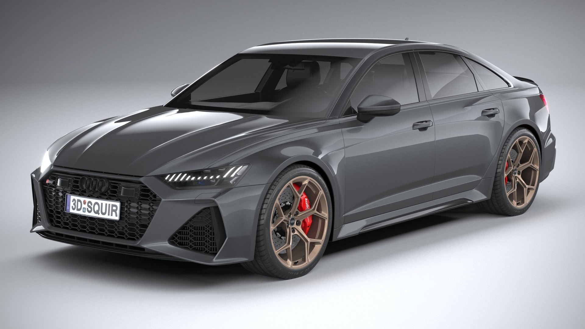 3D Audi RS6 Sedan 2024 - TurboSquid 2101637