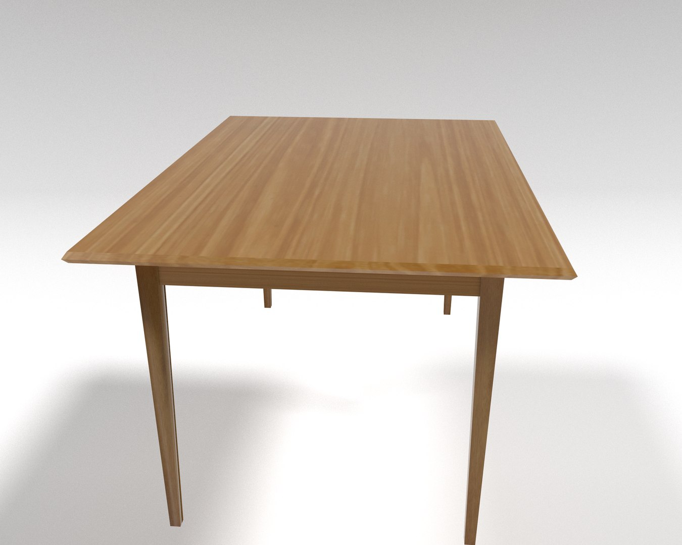 Free Simple Table 3d Model