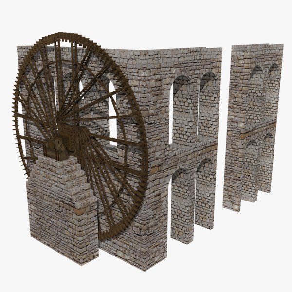 Free 3D Waterwheel Models | TurboSquid