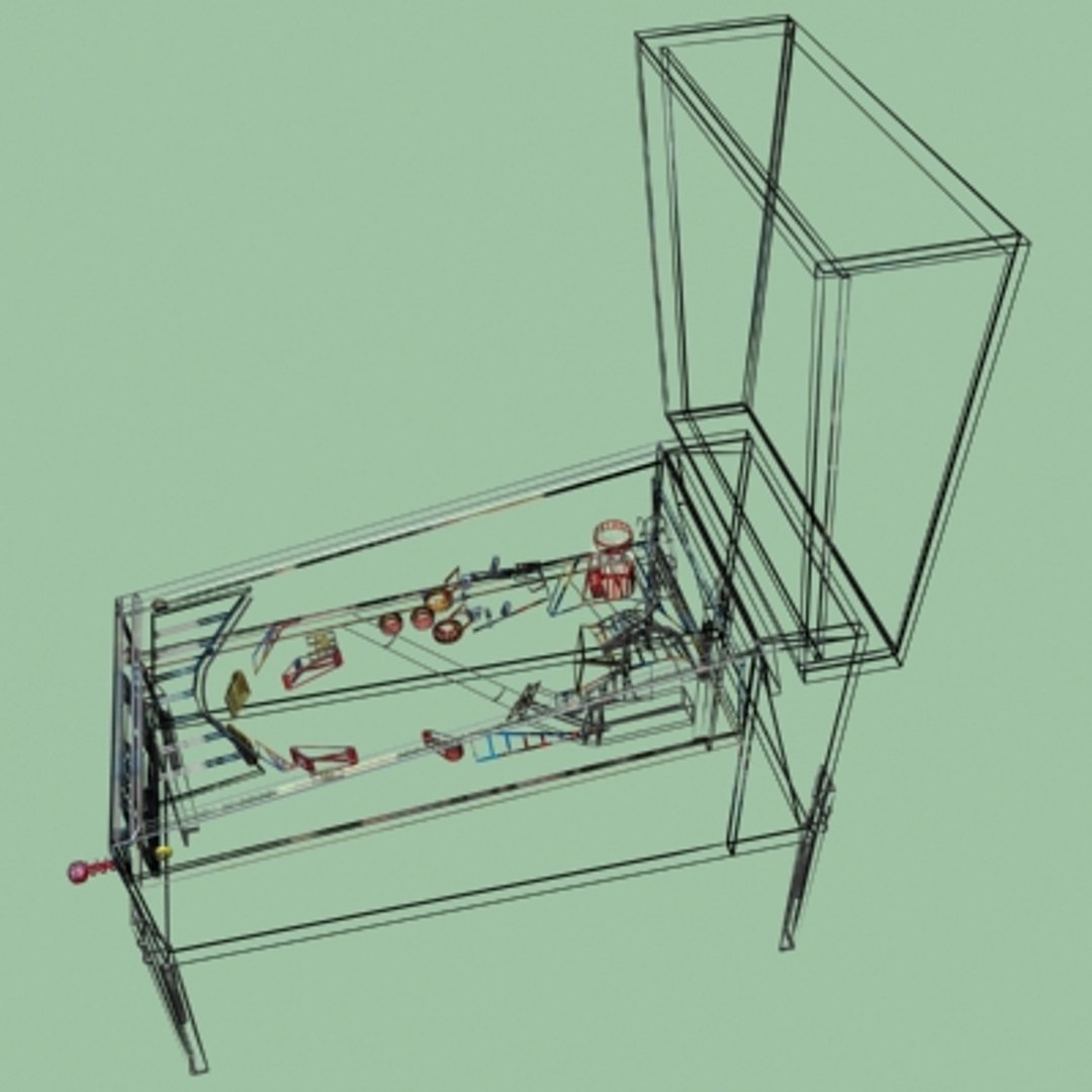 3d Classic Pinball Machine Twilight