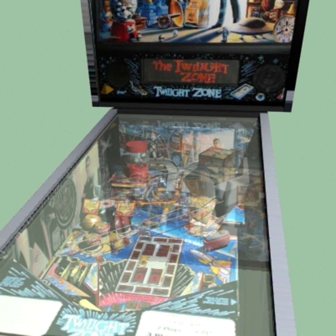 3d Classic Pinball Machine Twilight