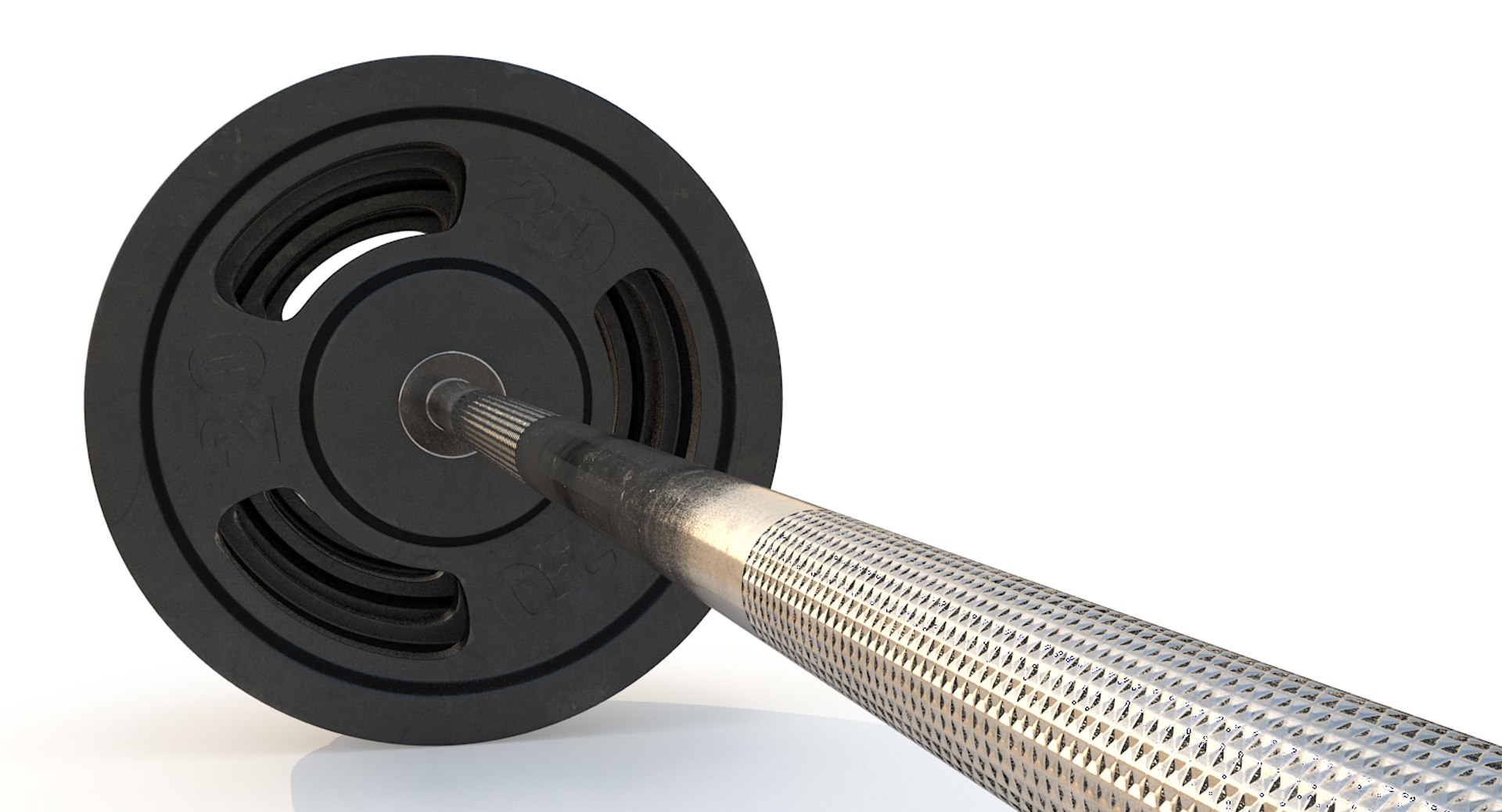 3D barbell plates metallic model - TurboSquid 1373934