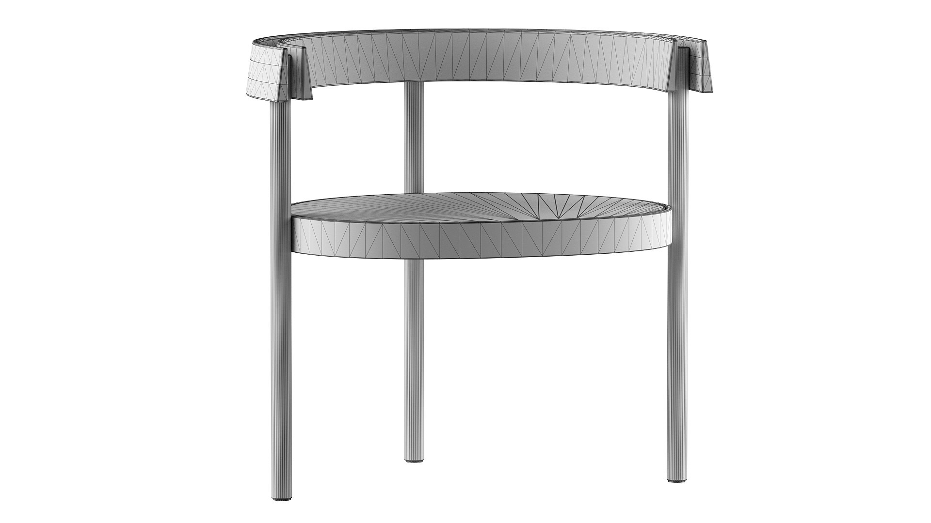 Maniera Larga II Chair 3D Model - TurboSquid 2265991