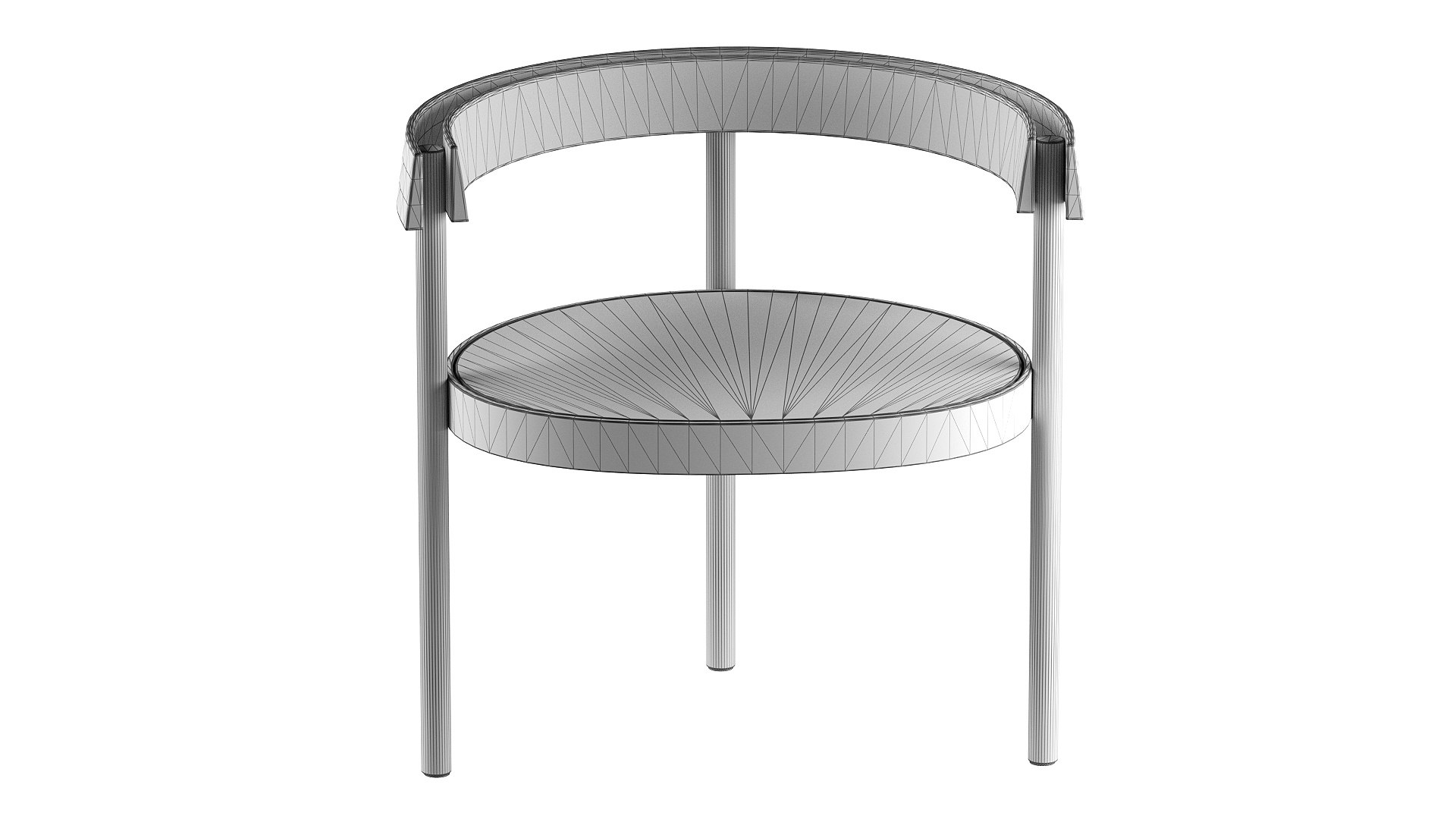 Maniera Larga II Chair 3D Model - TurboSquid 2265991