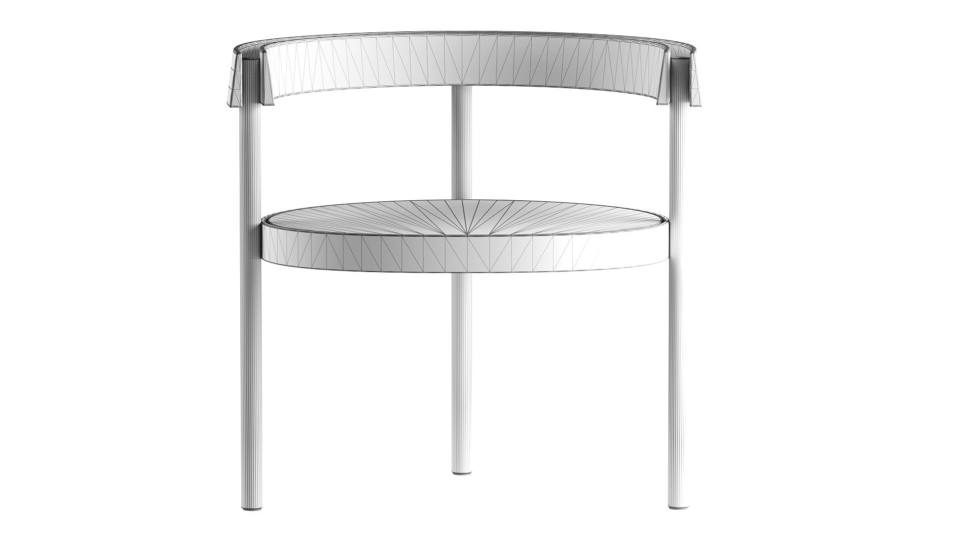 Maniera Larga II Chair 3D Model - TurboSquid 2265991