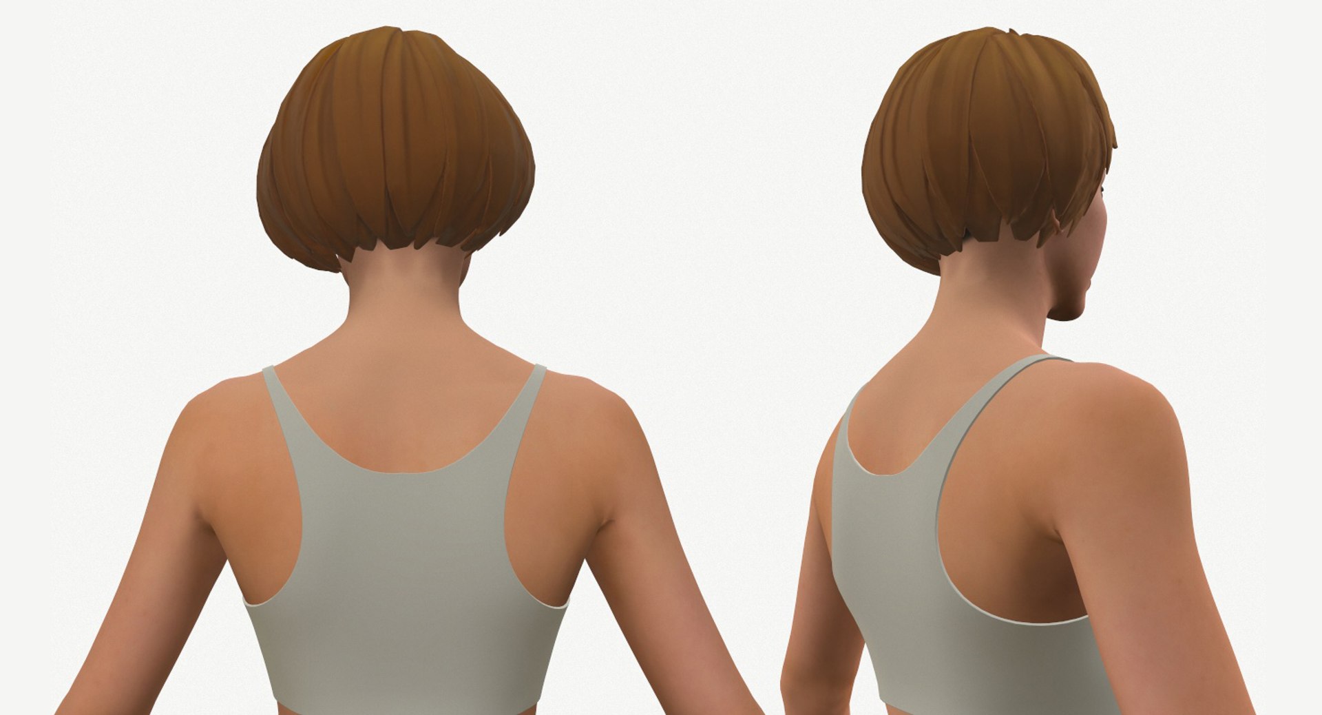 3D Base Female Body - TurboSquid 1380094