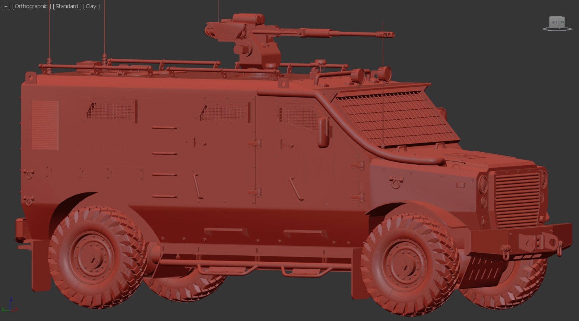 Armored military vehicle v8 3D model - TurboSquid 1774002
