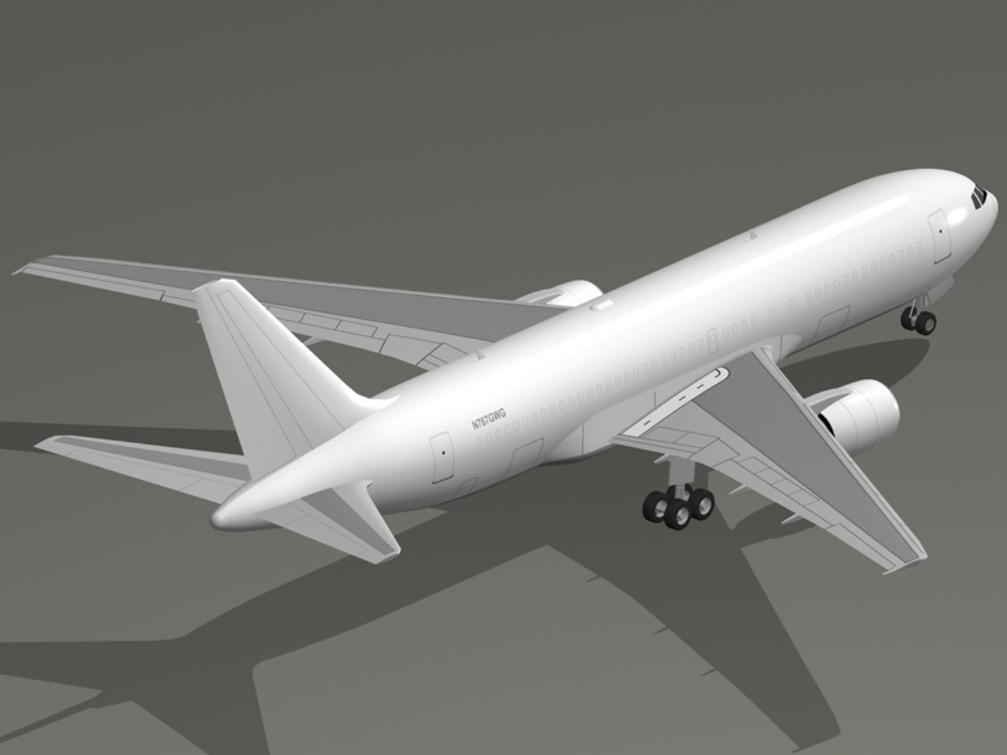 Freighter Aircraft Boeing 767-200f 3D Model - TurboSquid 1238713