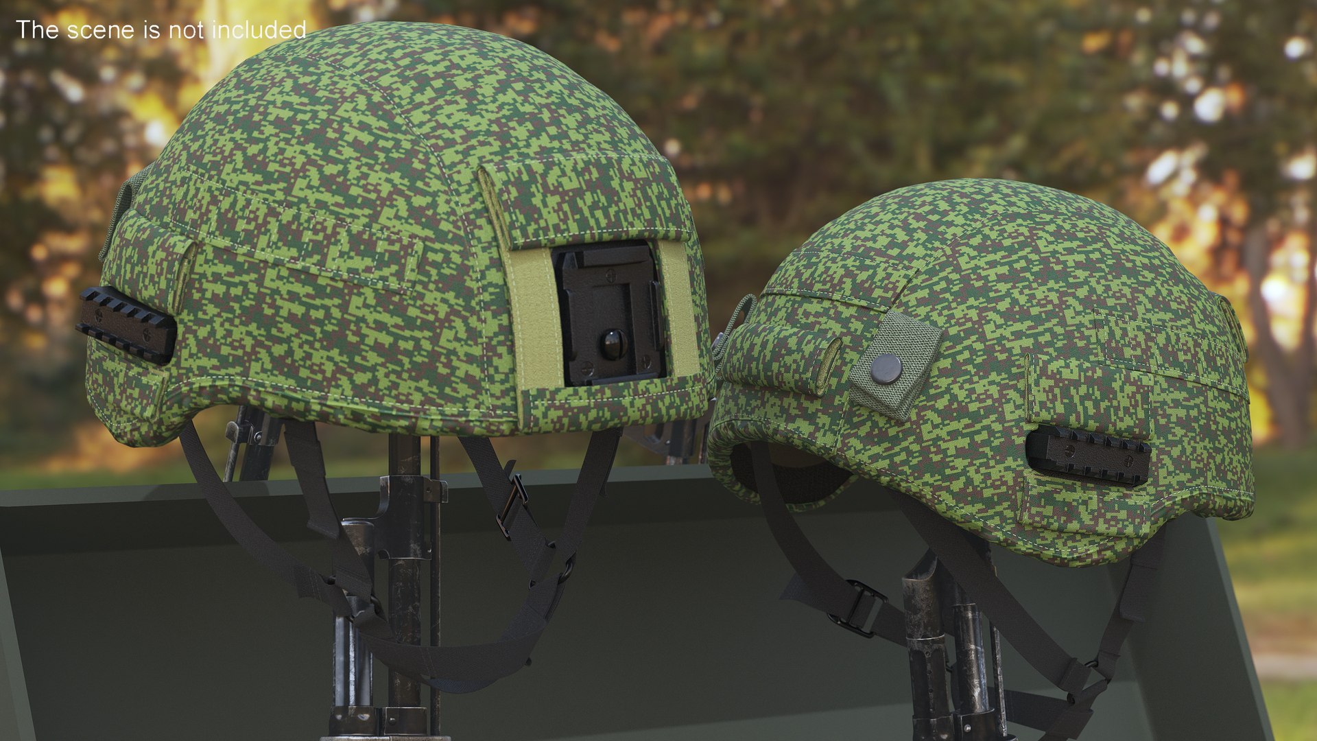 3D Dark Helmet Ratnik Dark Green Case - TurboSquid 2016296