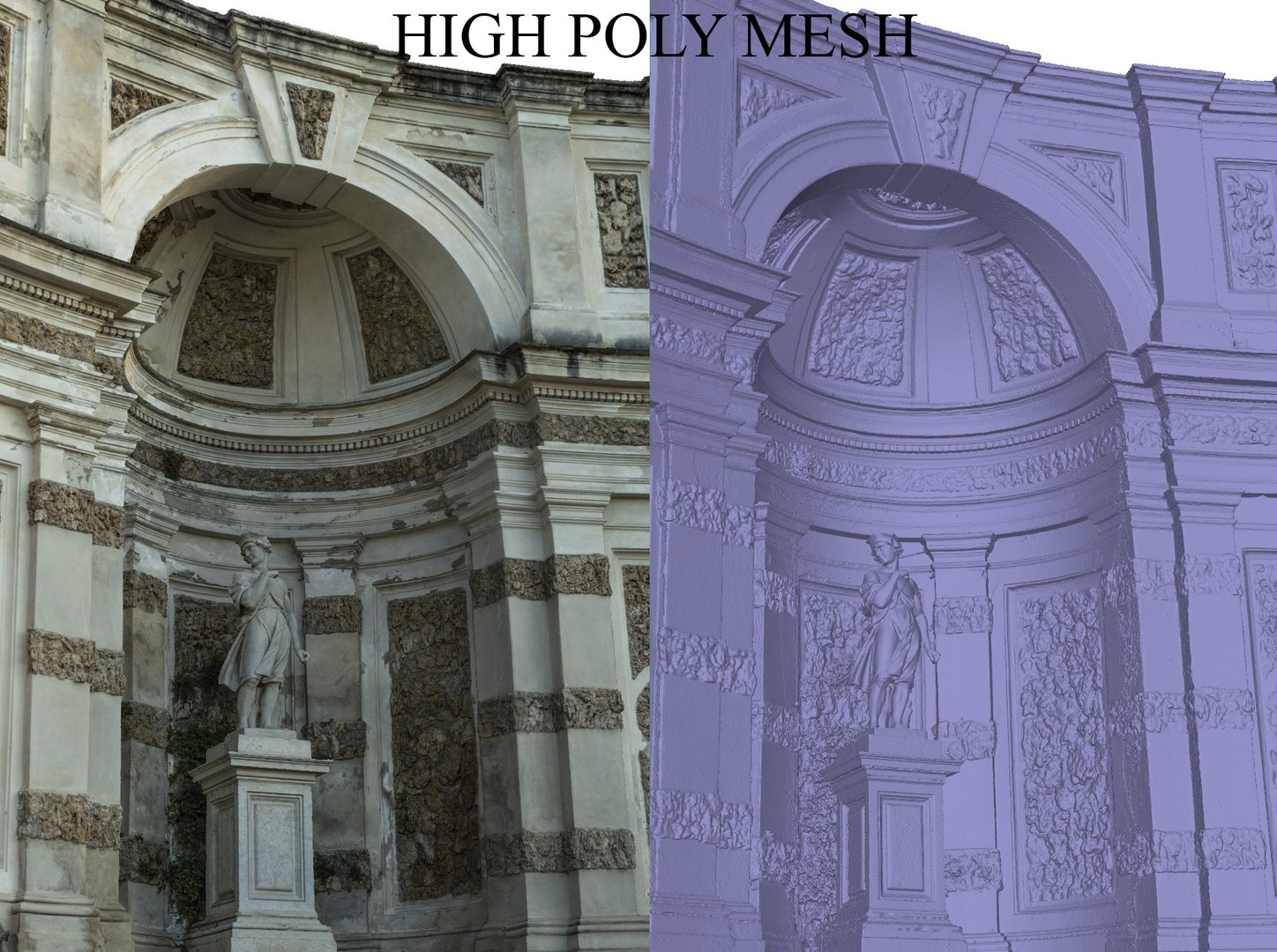 3D Scan Niche Model - TurboSquid 1705111