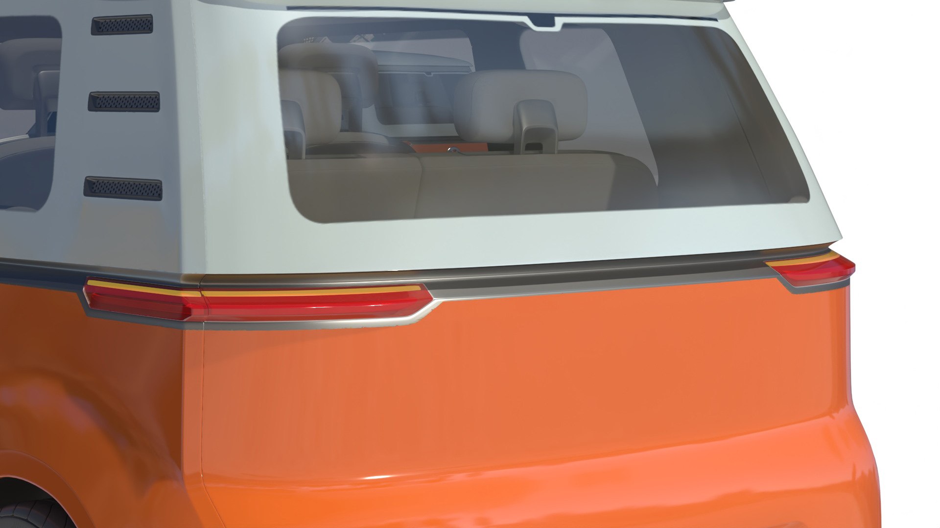 Electric Minivan Simplified 3D Model - TurboSquid 2284146