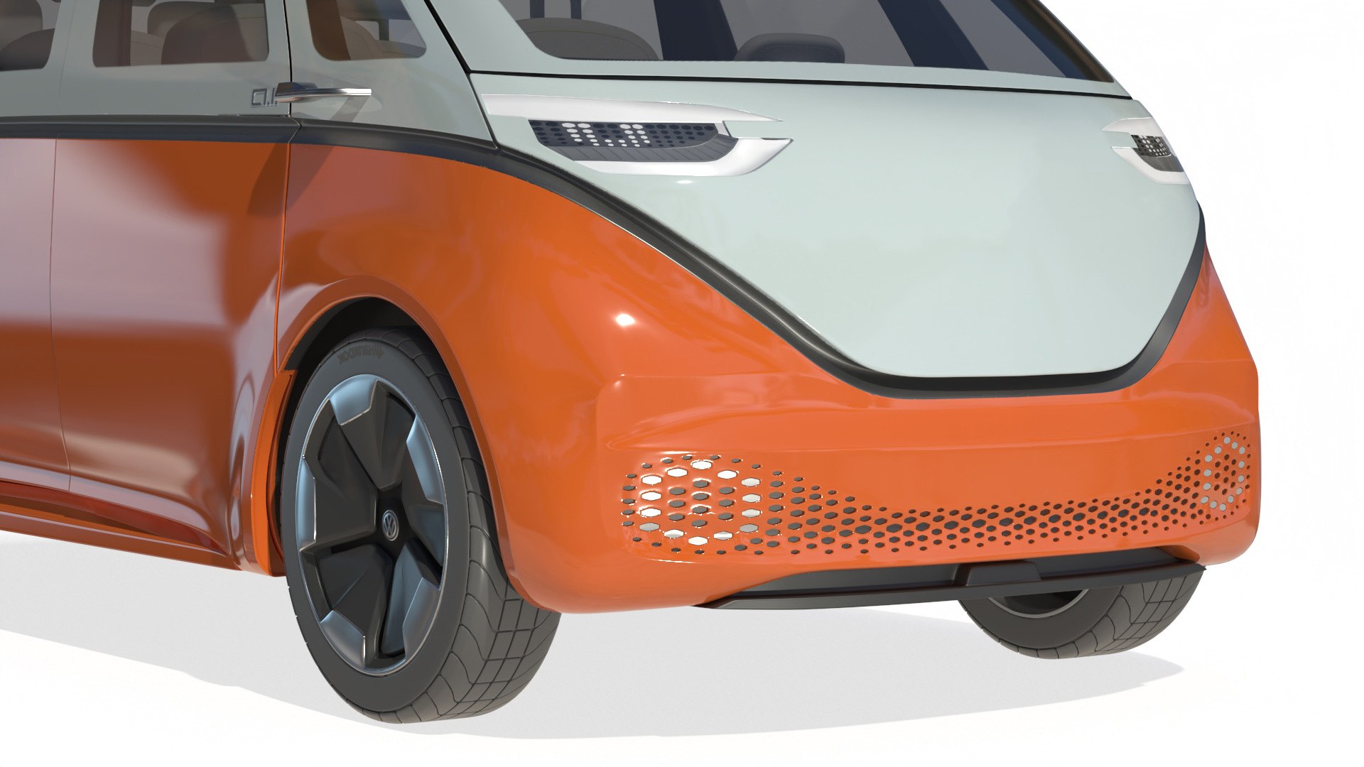 Electric Minivan Simplified 3D Model - TurboSquid 2284146