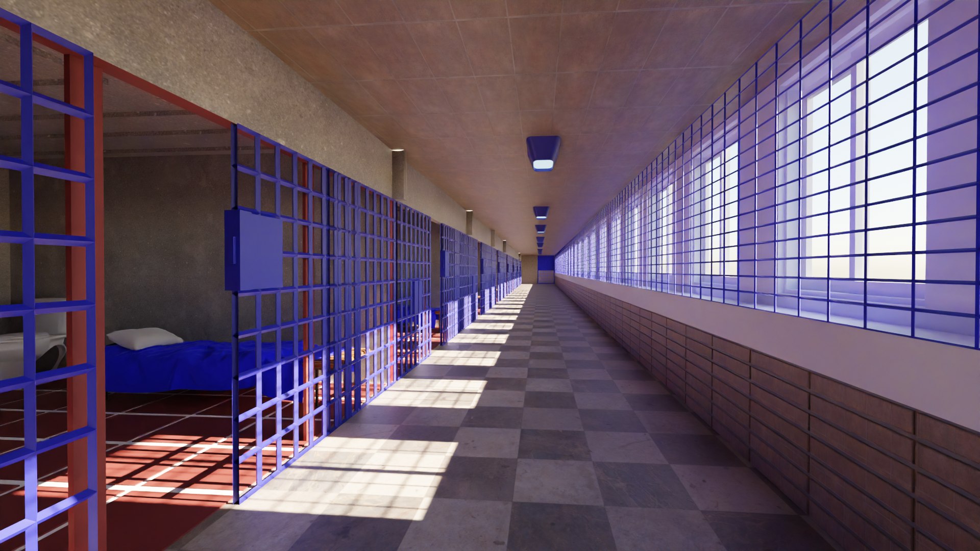 Prison 3D - TurboSquid 2154739