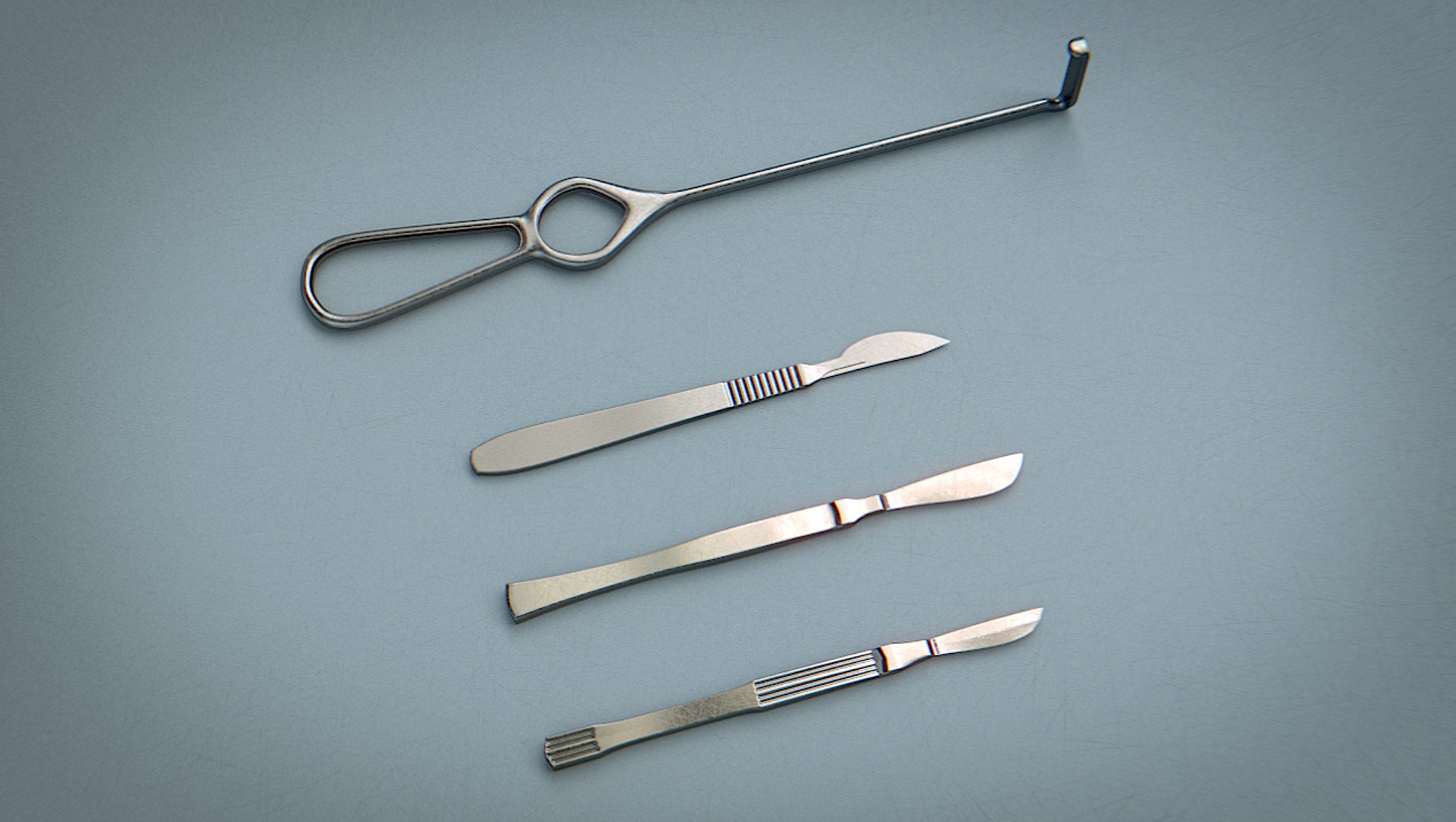 3d Model Scalpel Retractor - Medical