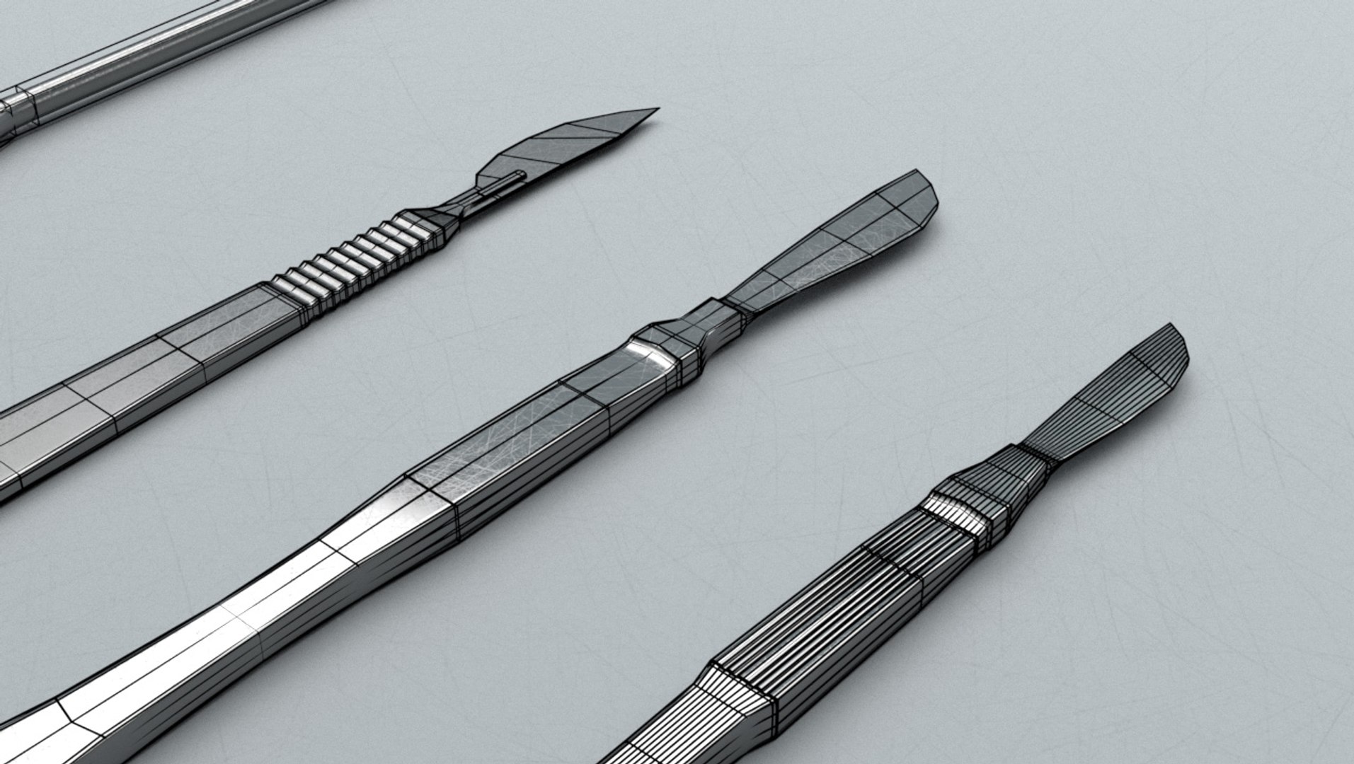 3d Model Scalpel Retractor - Medical