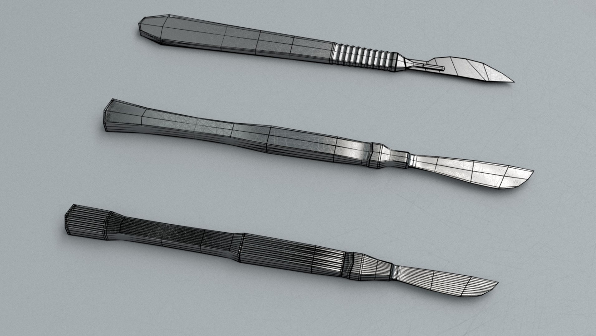 3d Model Scalpel Retractor - Medical