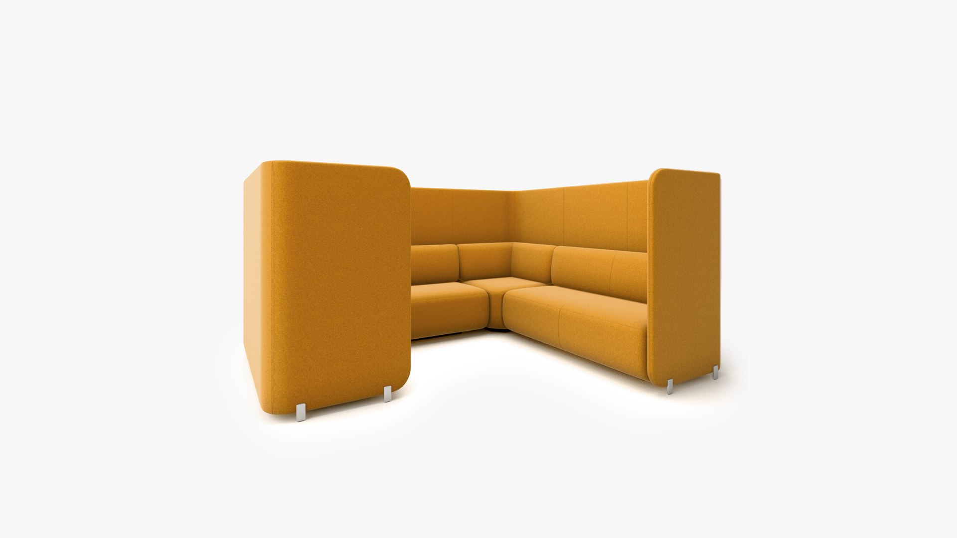 Bernhardt Design CODE Lounge With Standard Wall Model - TurboSquid 2058373