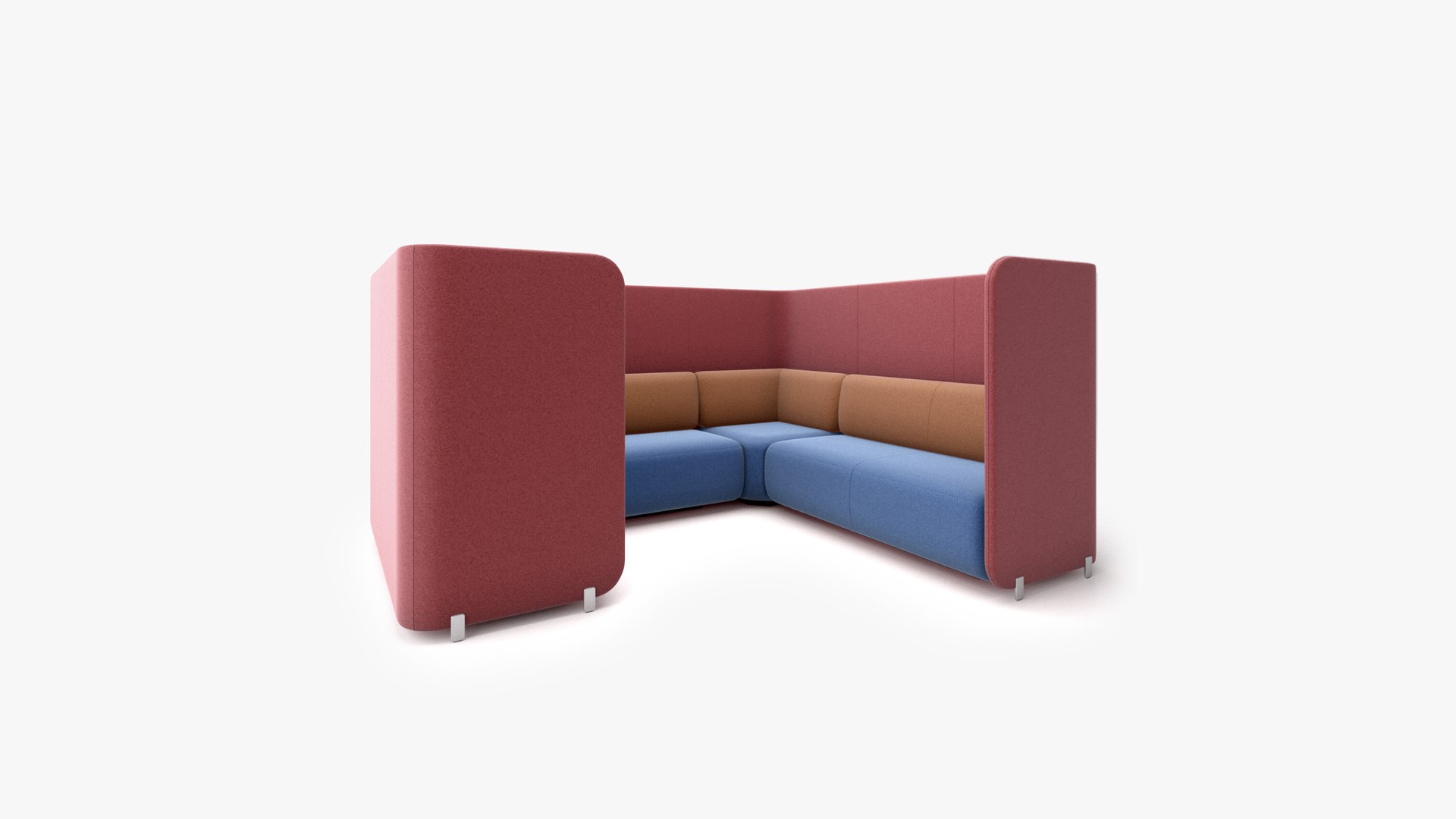 Bernhardt Design CODE Lounge With Standard Wall Model - TurboSquid 2058373