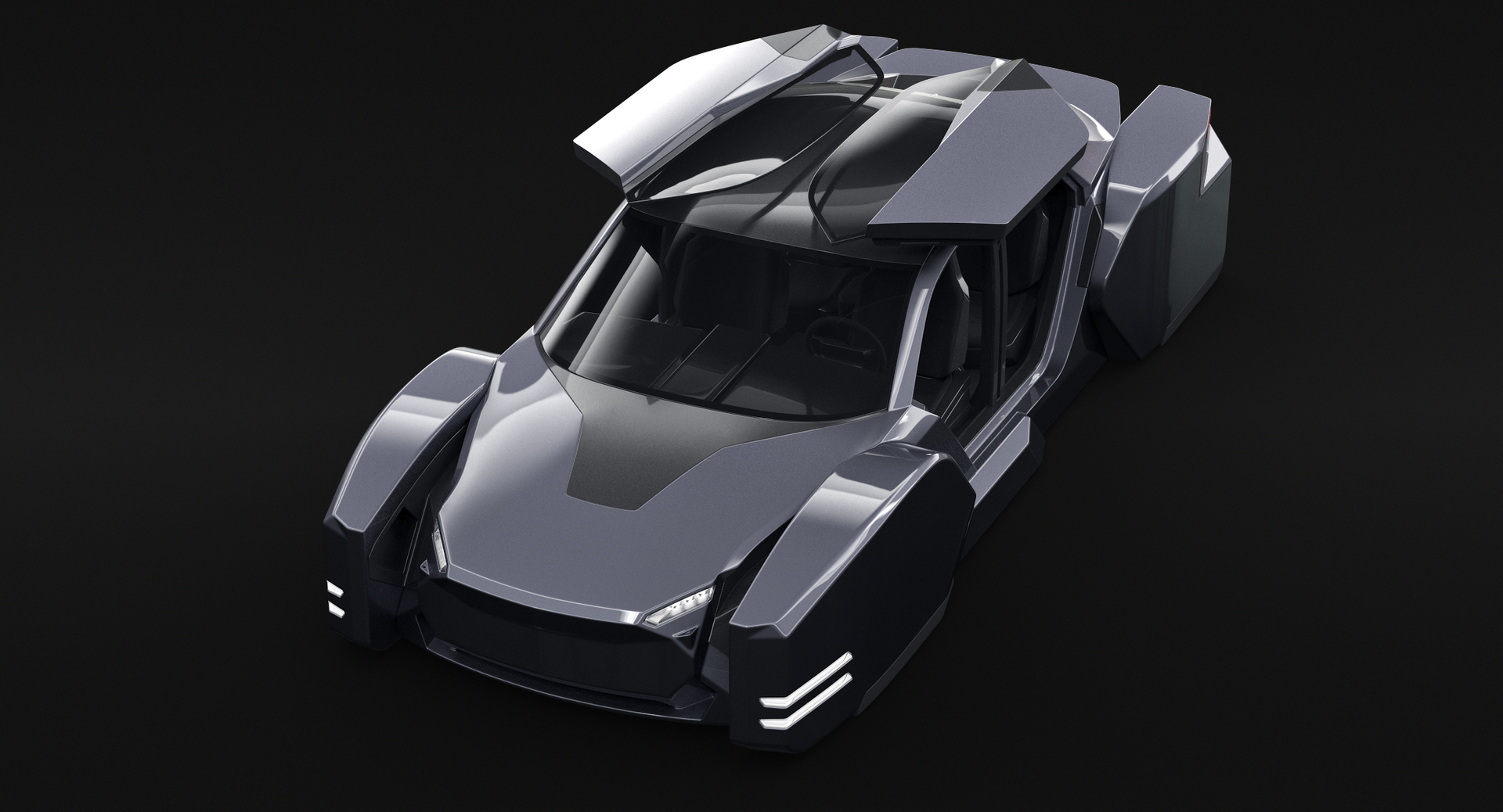 3D future hover car model - TurboSquid 1439898