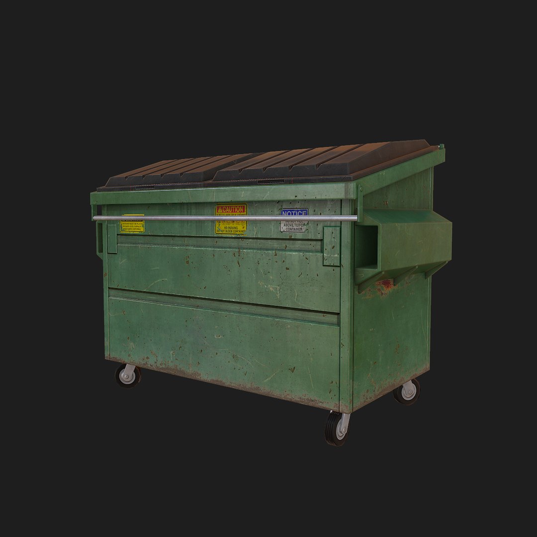 Trash Dumpster 3d Model