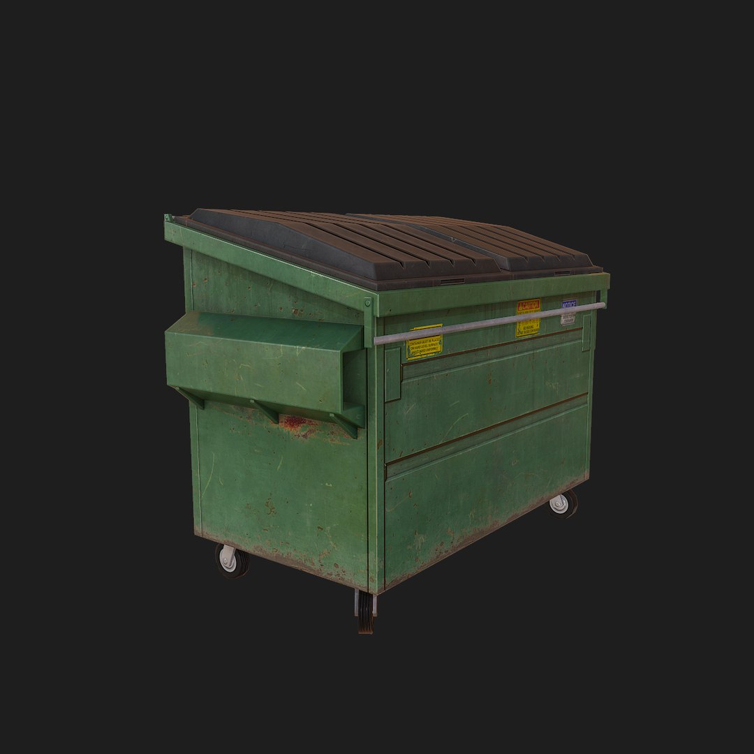 Trash Dumpster 3d Model