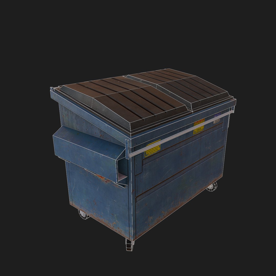 Trash Dumpster 3d Model