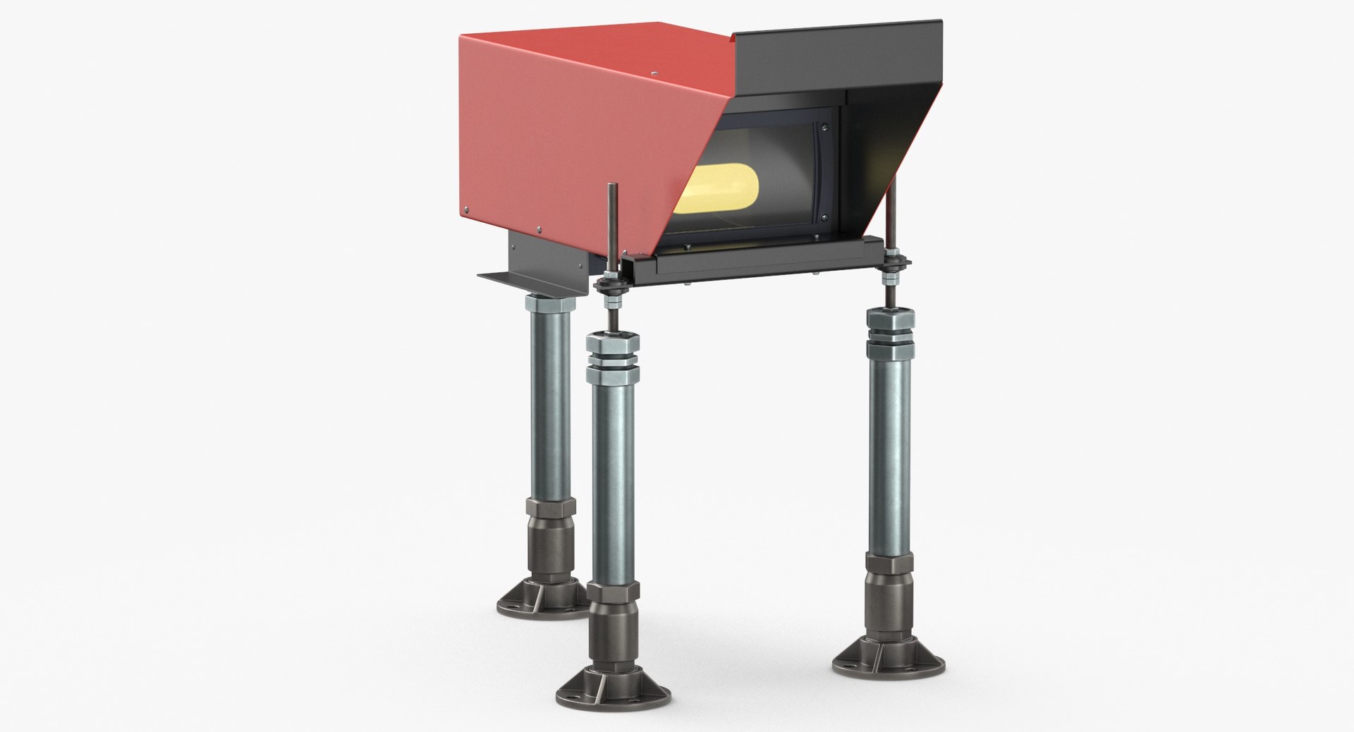 3D Model PAPI Lights Type 01 OFF Or ON Clean And Dirty - TurboSquid 2226878