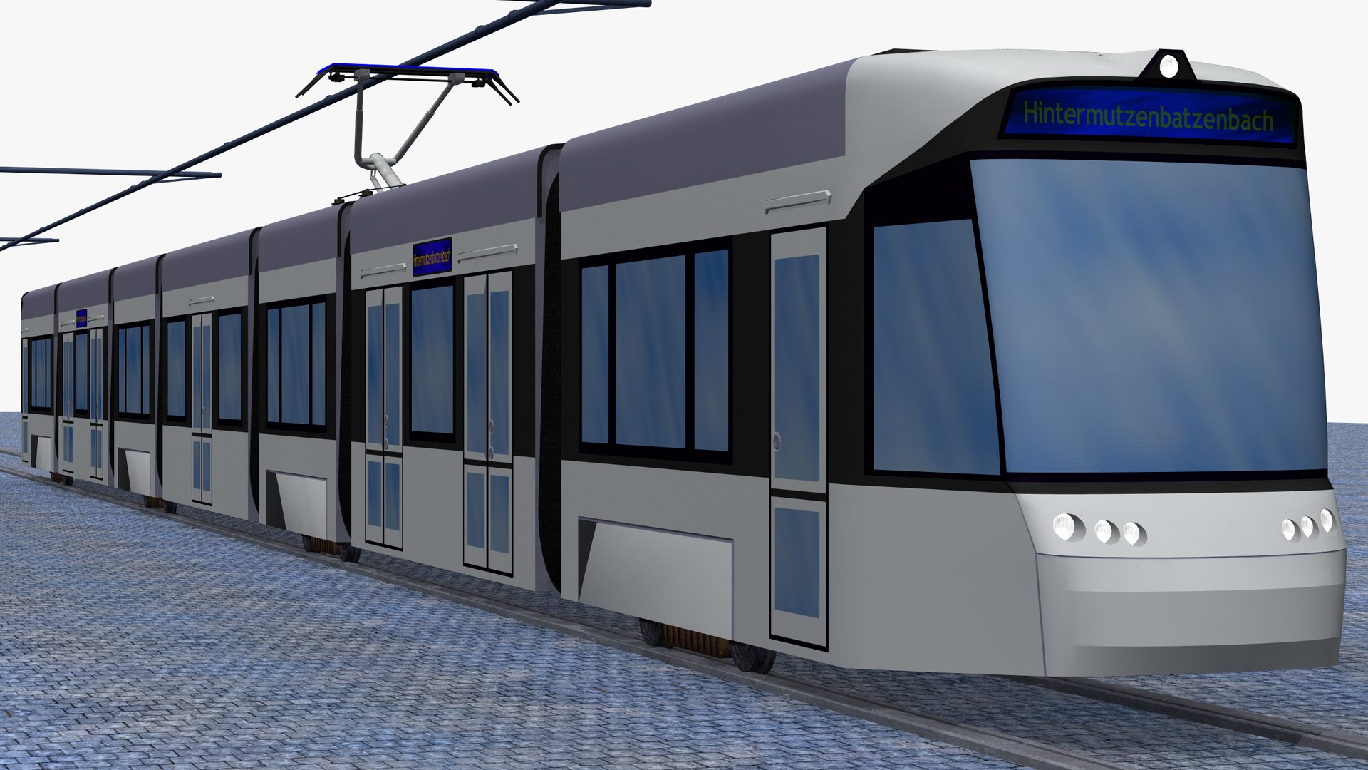 Tram - Stadler Tramlink 3D Model - TurboSquid 2043875