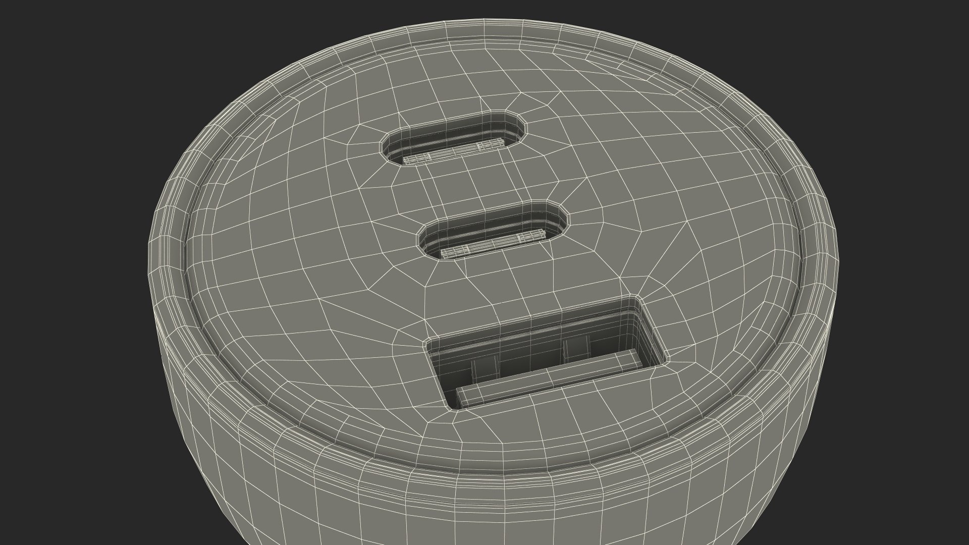 Baseus USB Type C Car Charger 3D Model - TurboSquid 2160863