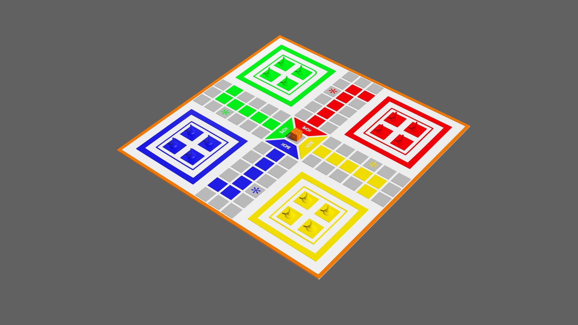 Ludo Board 3D - TurboSquid 1686291