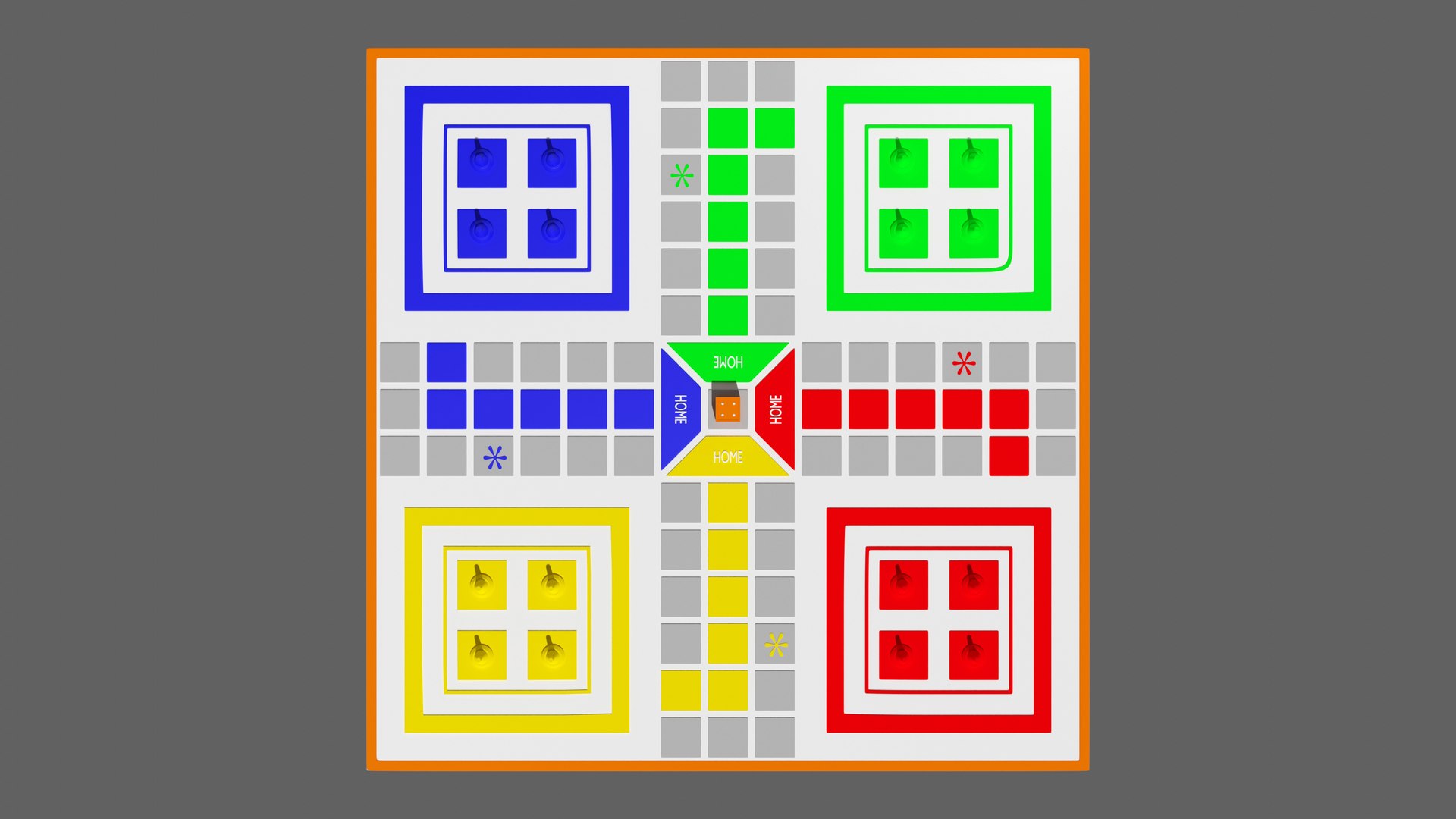 Ludo Board 3D - TurboSquid 1686291