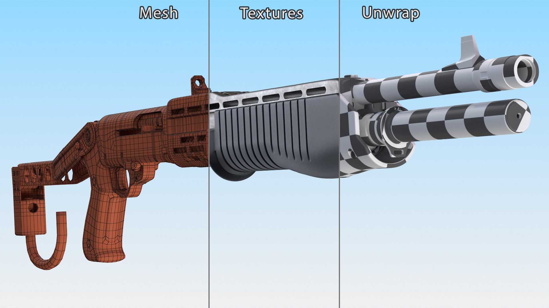 Combat Shotgun Franchi SPAS 12 3D - TurboSquid 1987638