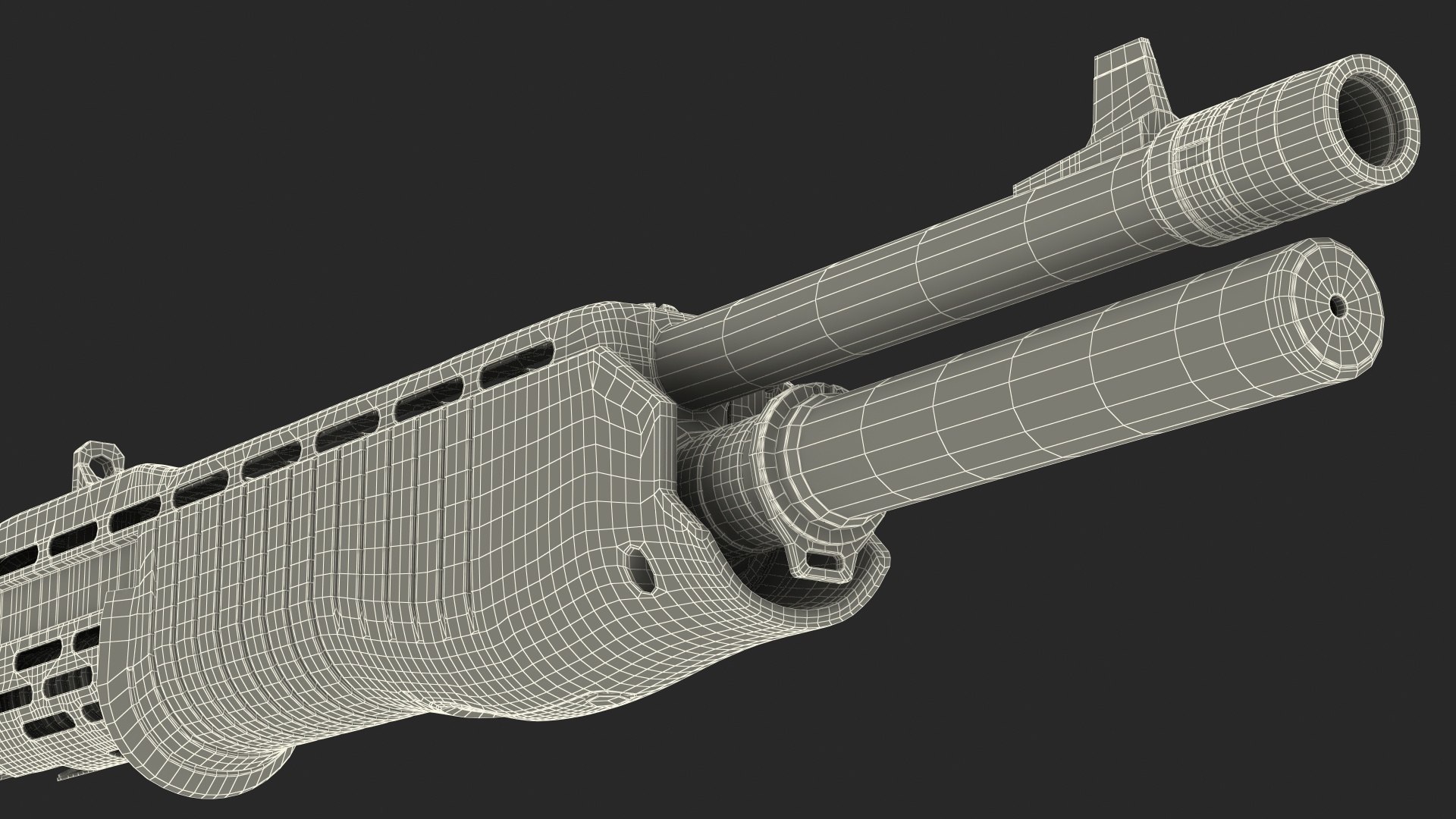 Combat Shotgun Franchi SPAS 12 3D - TurboSquid 1987638