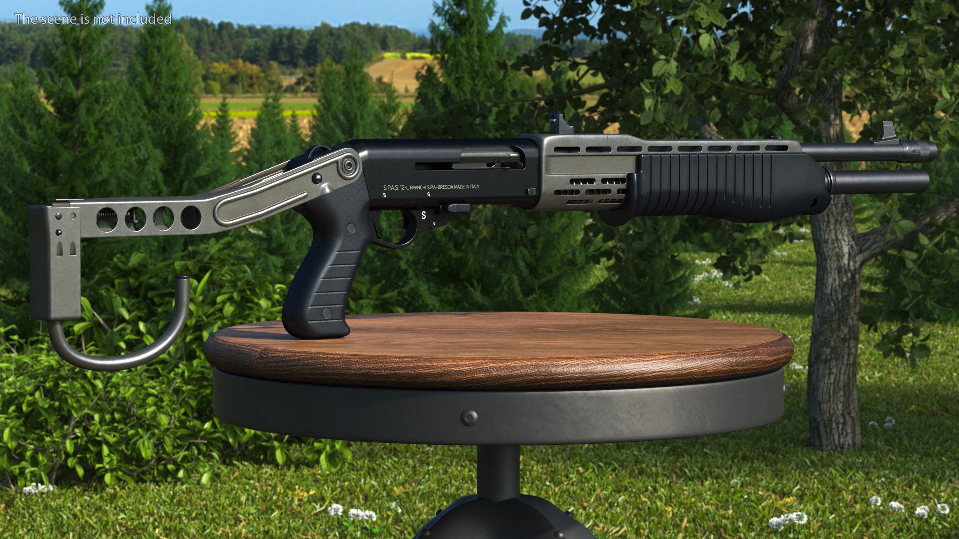 Combat Shotgun Franchi SPAS 12 3D - TurboSquid 1987638