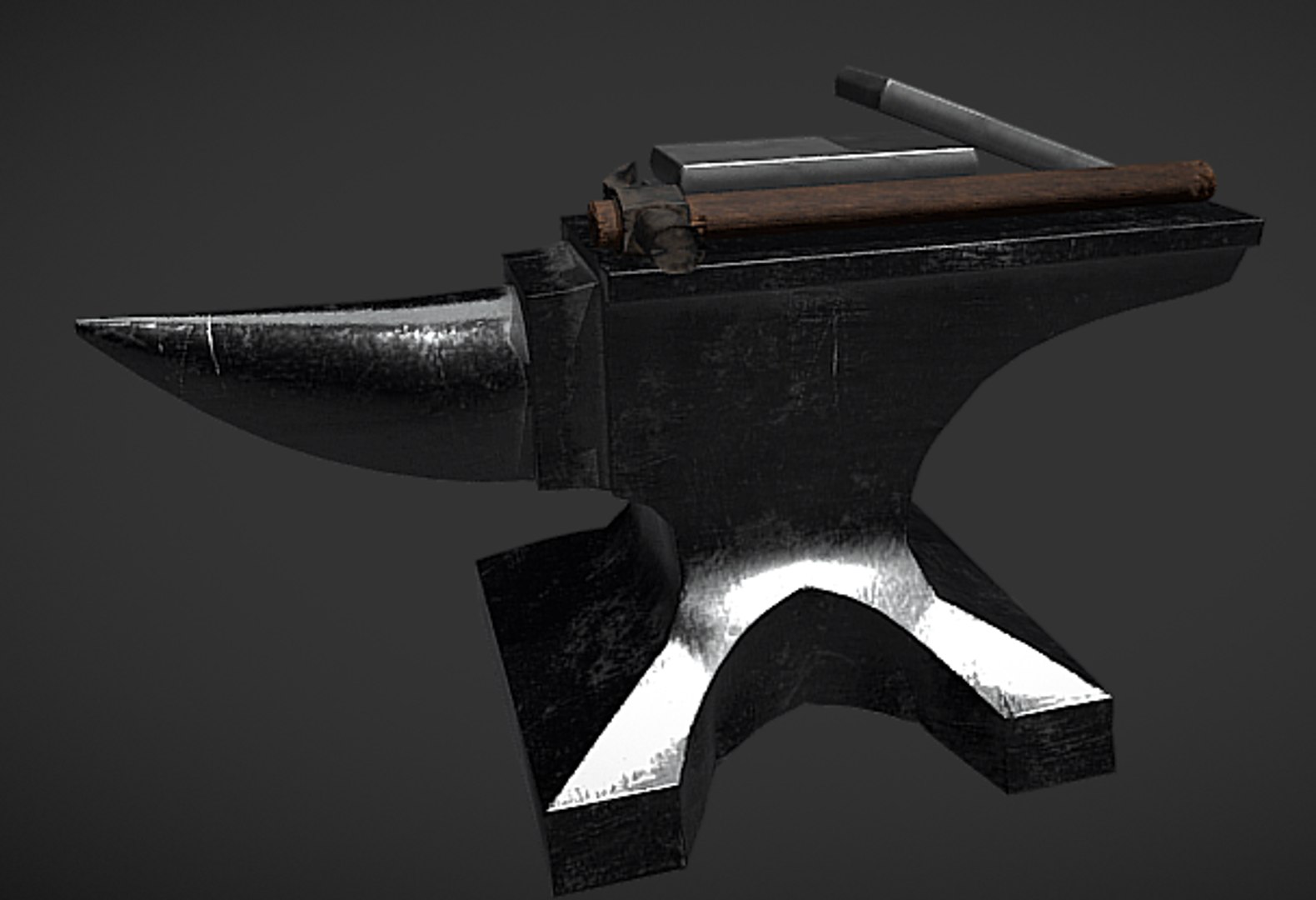 Blacksmithing Set 3D Model - TurboSquid 1265936