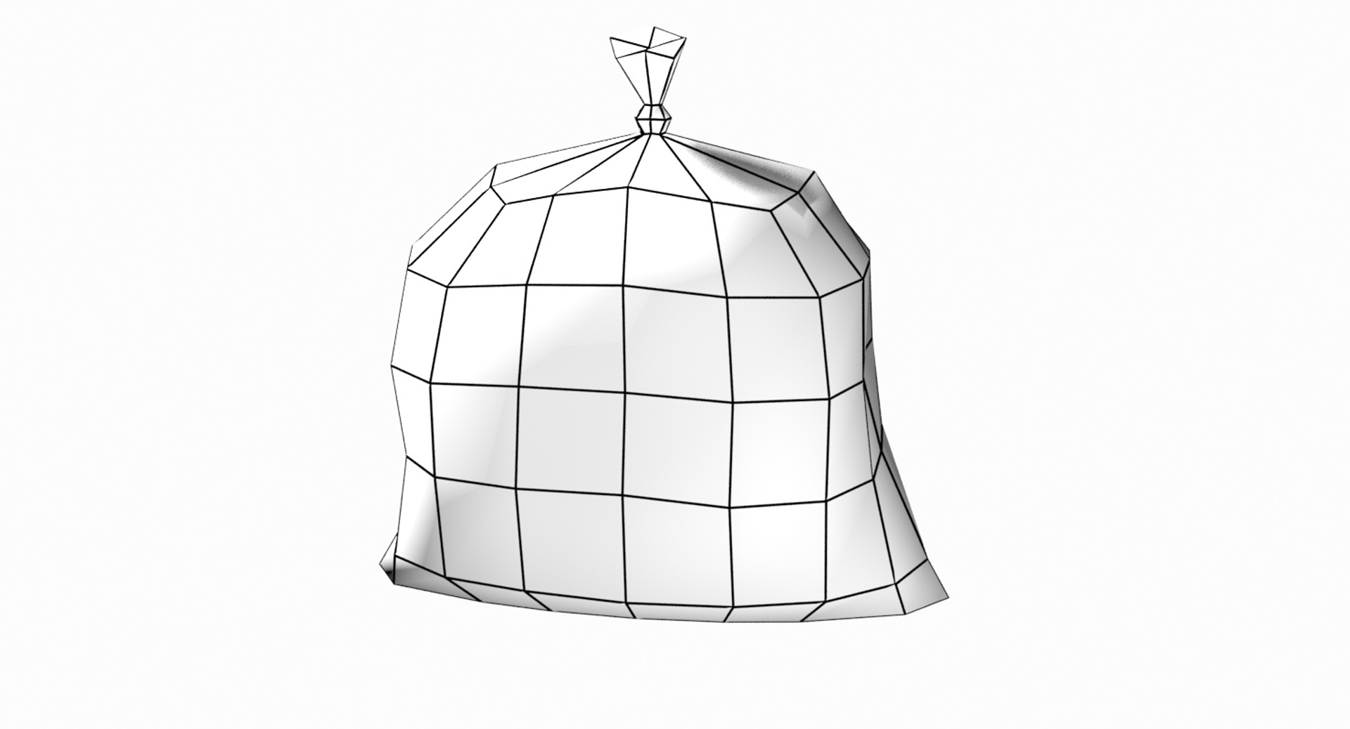 Trash Bag 3d Model