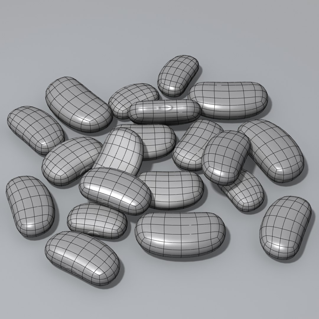 Mixed Beans 3d Max
