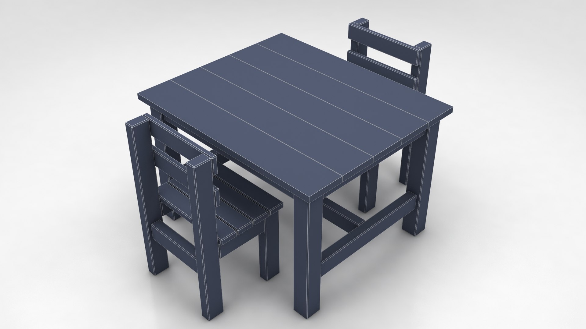 Activity Table 3D Model - TurboSquid 1640865