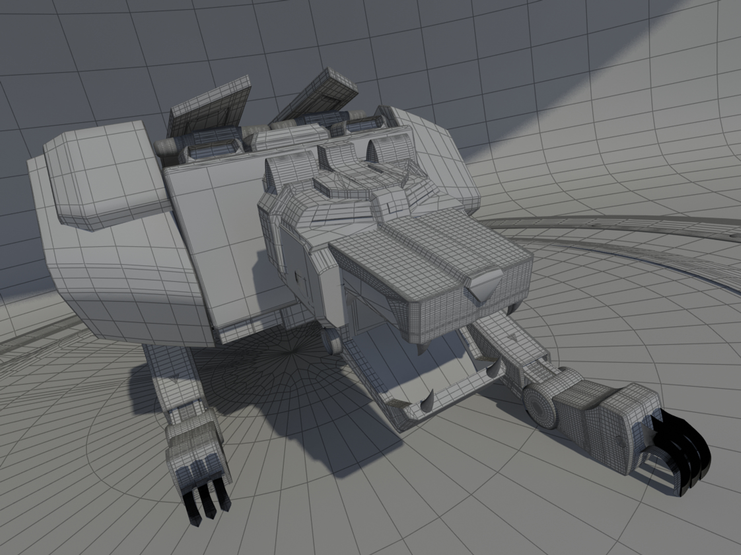 3D black lion voltron - TurboSquid 1343971