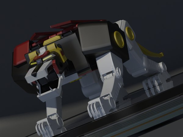 3D black lion voltron - TurboSquid 1343971