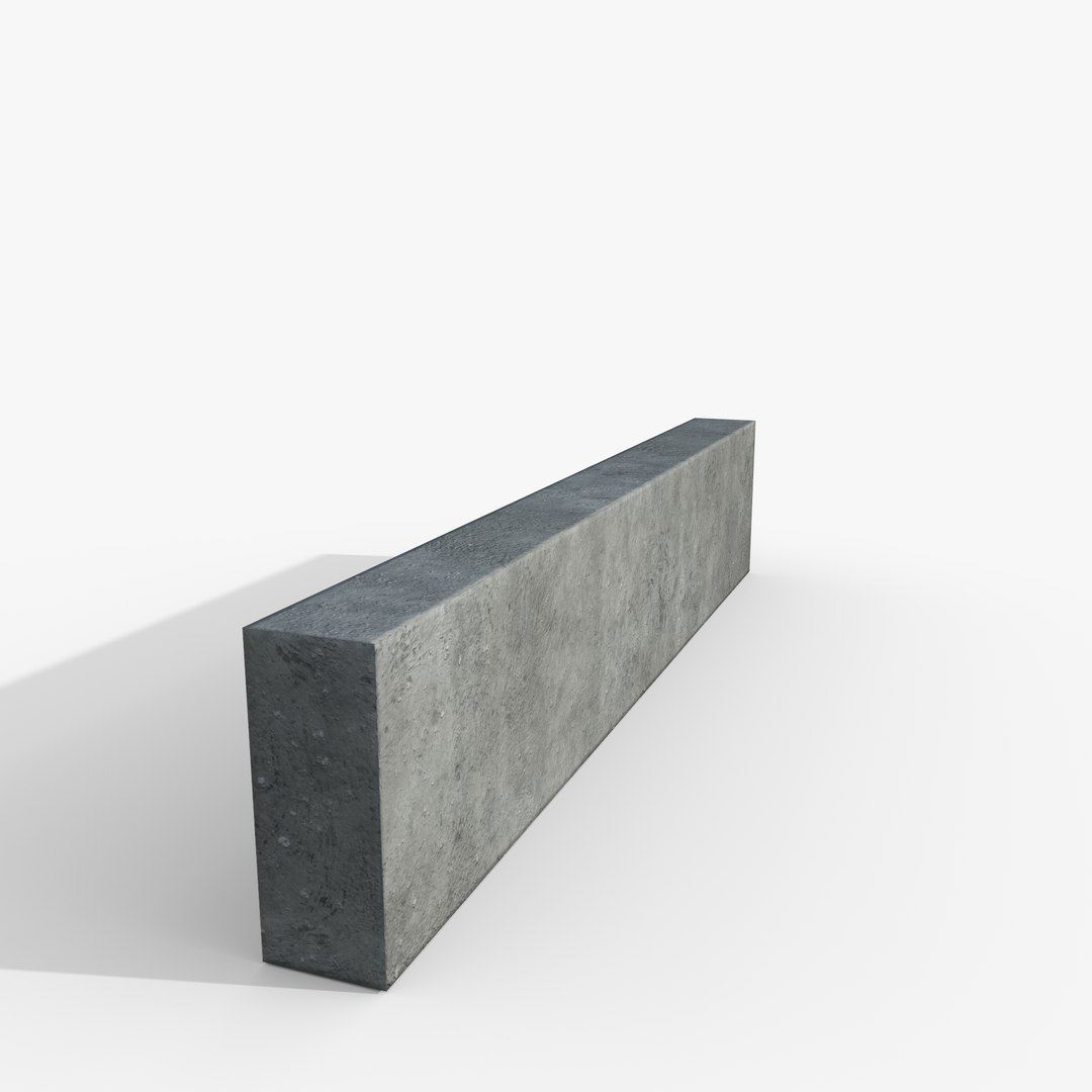 Free Border 1000x200x80 3D Model - TurboSquid 2191289