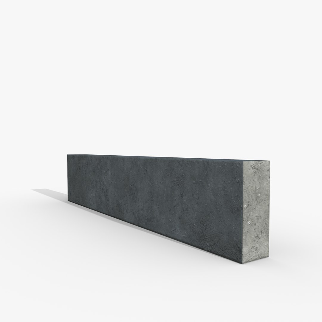 Free Border 1000x200x80 3D Model - TurboSquid 2191289