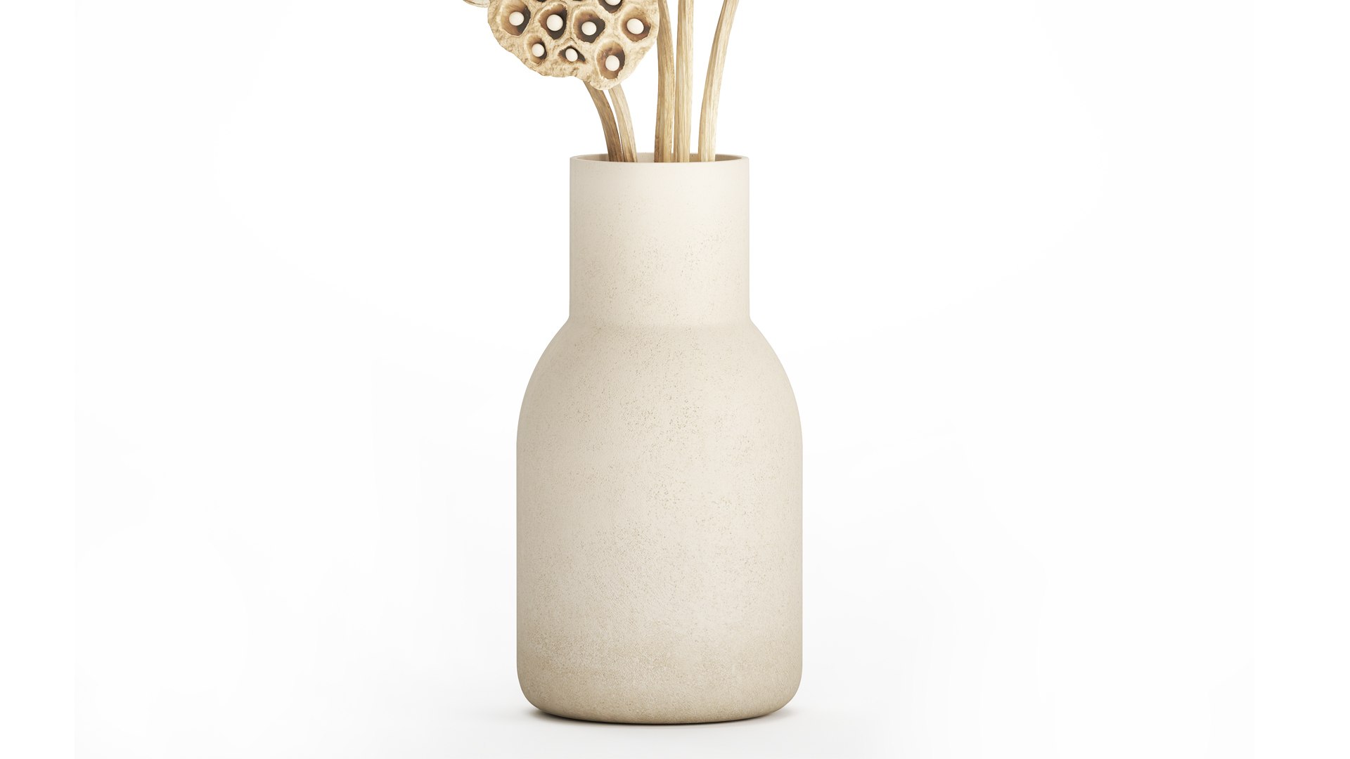 3D Flower Bouquet Of Dried Flowers Lotus Branches 522 - TurboSquid 2382429