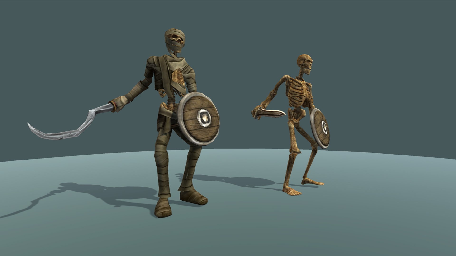 Skelton Attack Animatios 3D model - TurboSquid 1868086