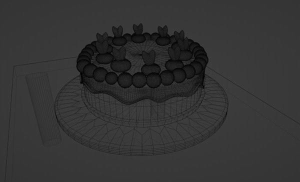 3D A Birthday Cake model - TurboSquid 2043682