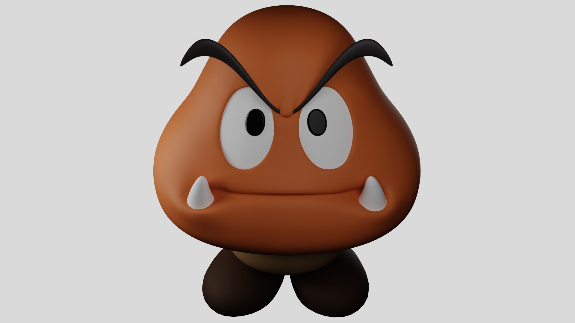 3D Super Mario Bros Goomba - TurboSquid 2270003