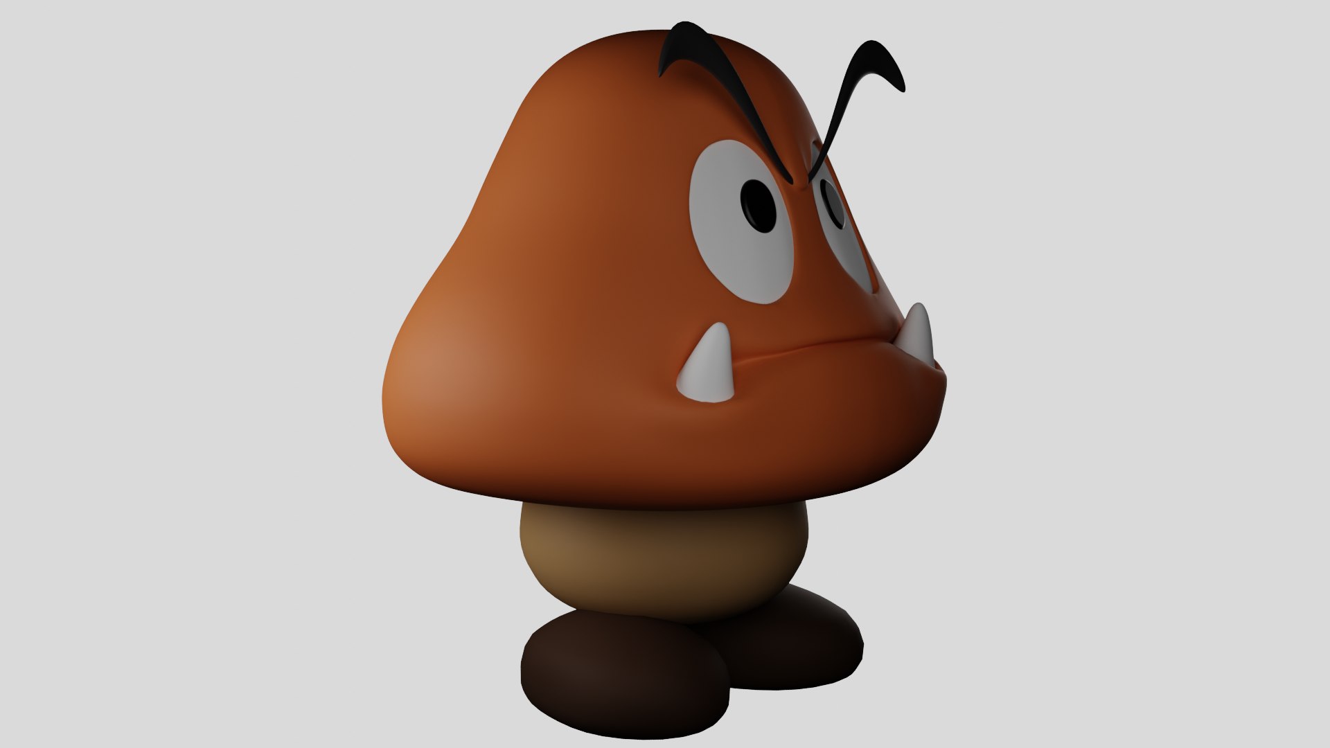 3D Super Mario Bros Goomba - TurboSquid 2270003