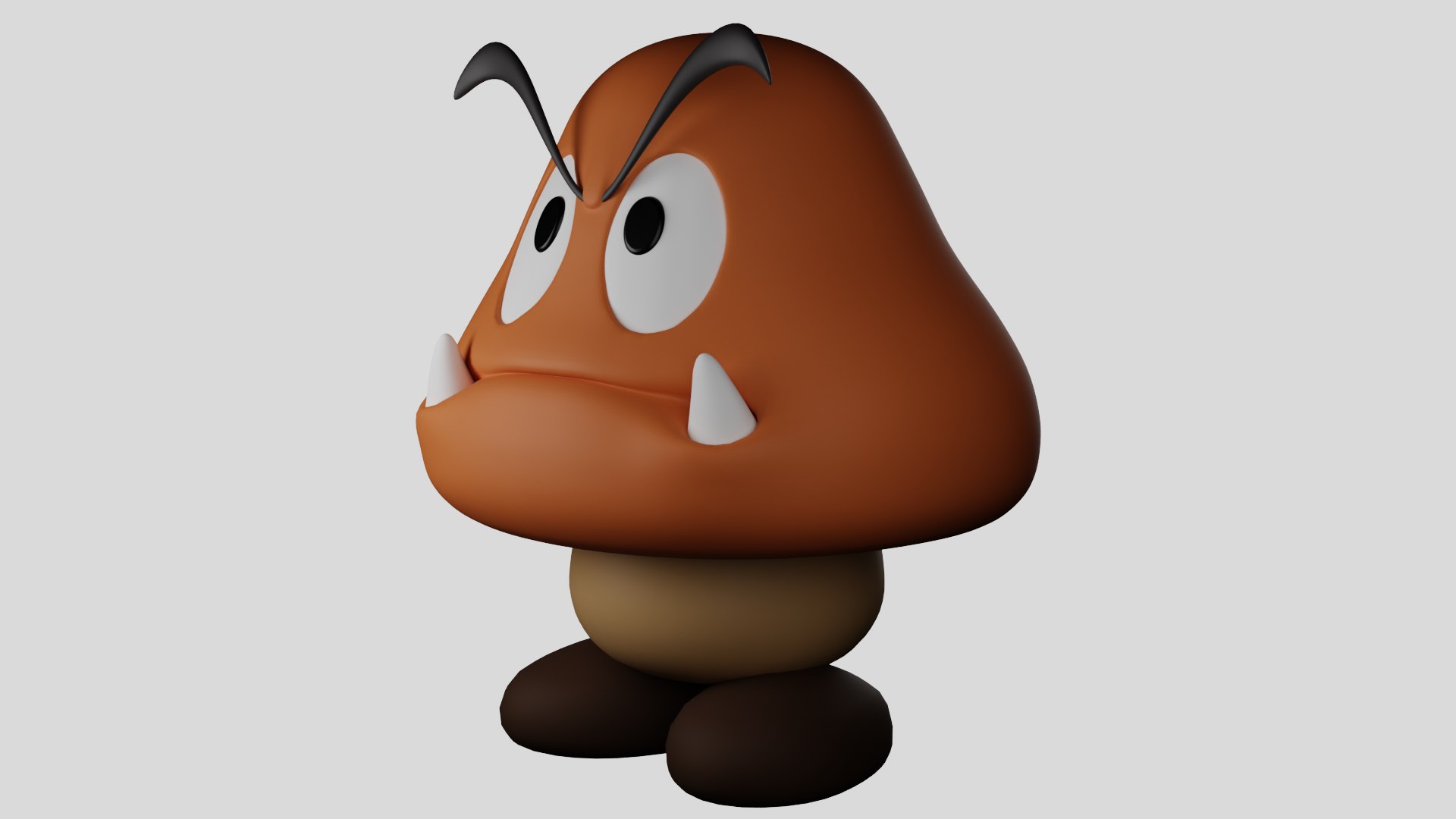 3D Super Mario Bros Goomba - TurboSquid 2270003